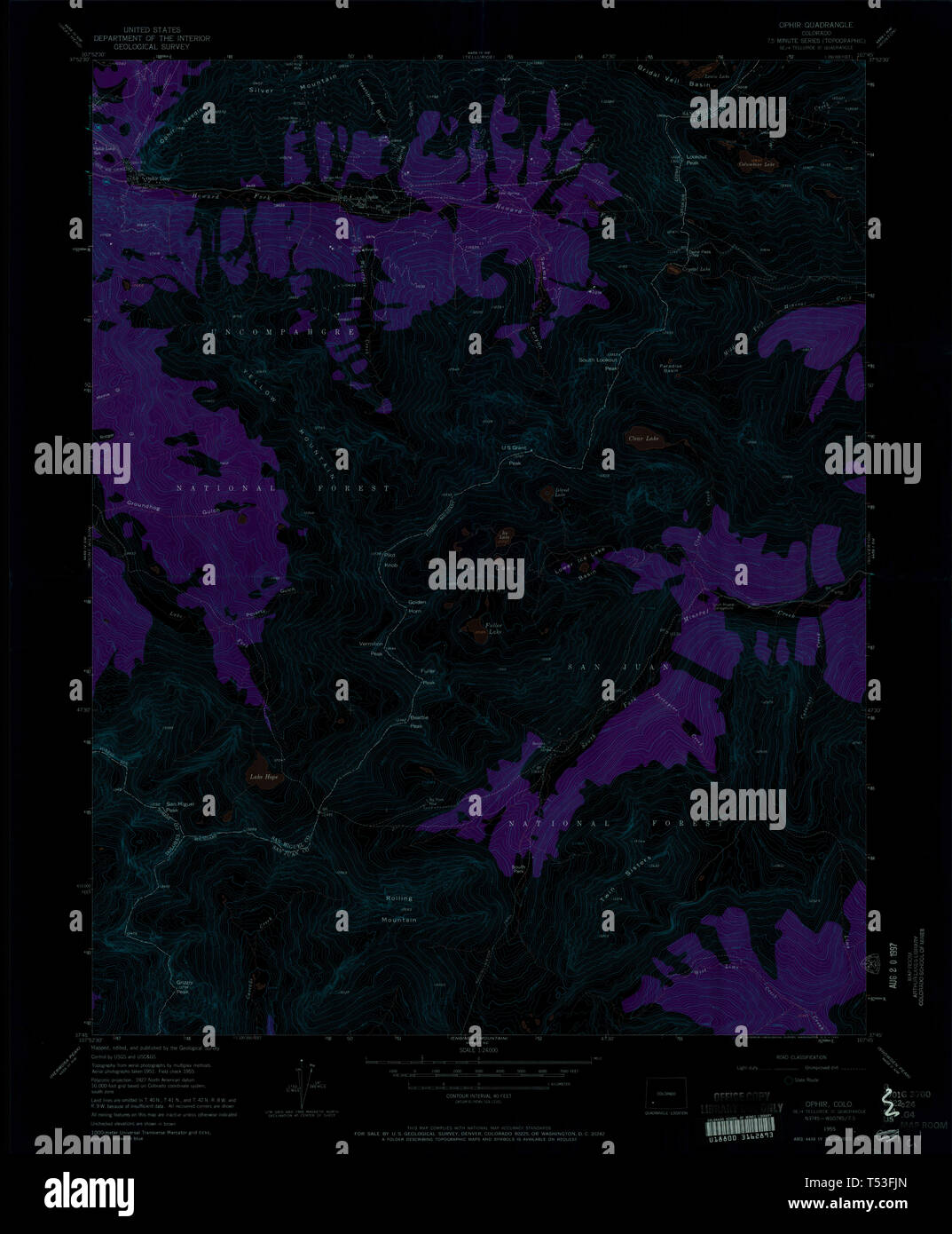 Ophir map hi-res stock photography and images - Alamy