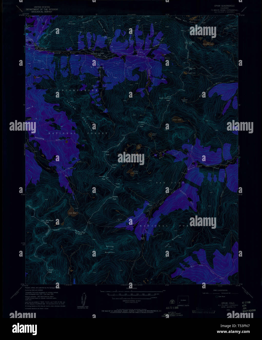 Ophir map hi-res stock photography and images - Alamy