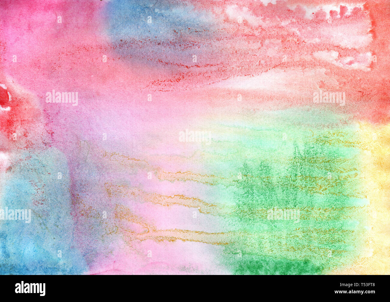 Multi-colored colorful watercolor background for design and decoration ...