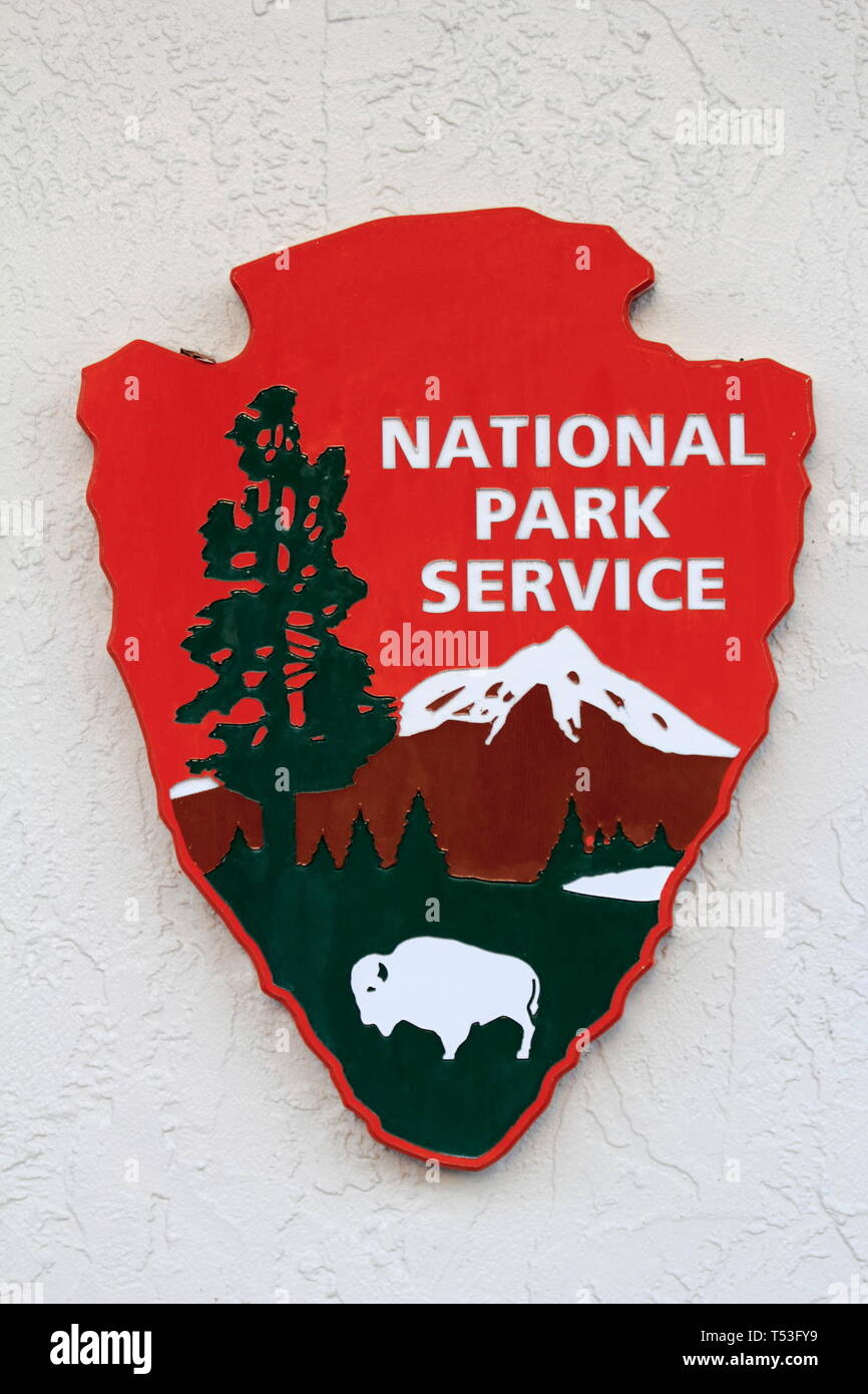 Us national park service logo hi-res stock photography and images - Alamy