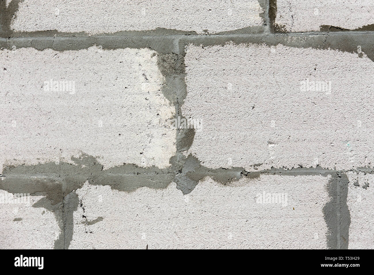 Background from white brick building or construction material Stock ...