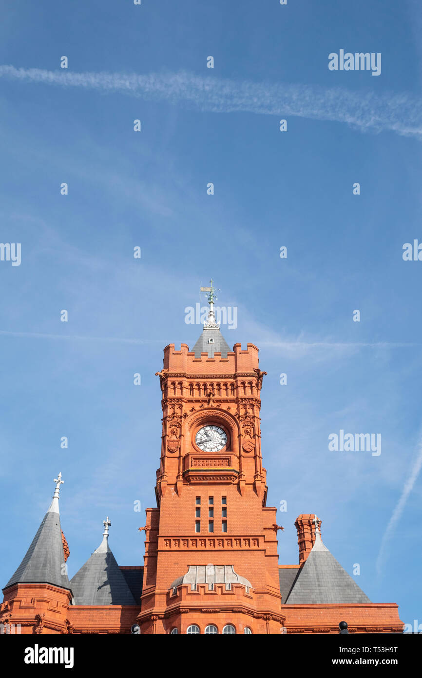 The Pierhead Building, Cardiff Bay, part of the Welsh National Assembly ...