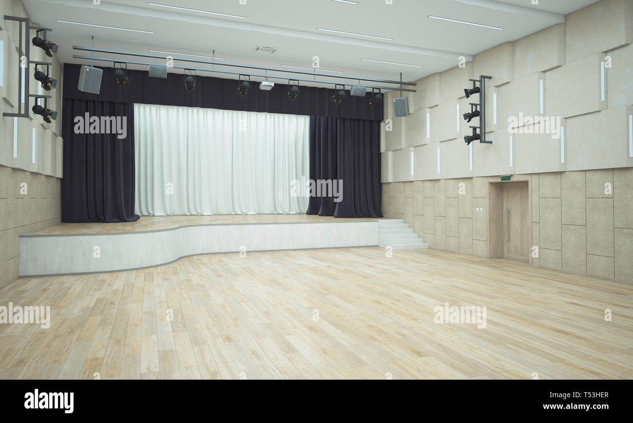 Hall render hi-res stock photography and images - Alamy