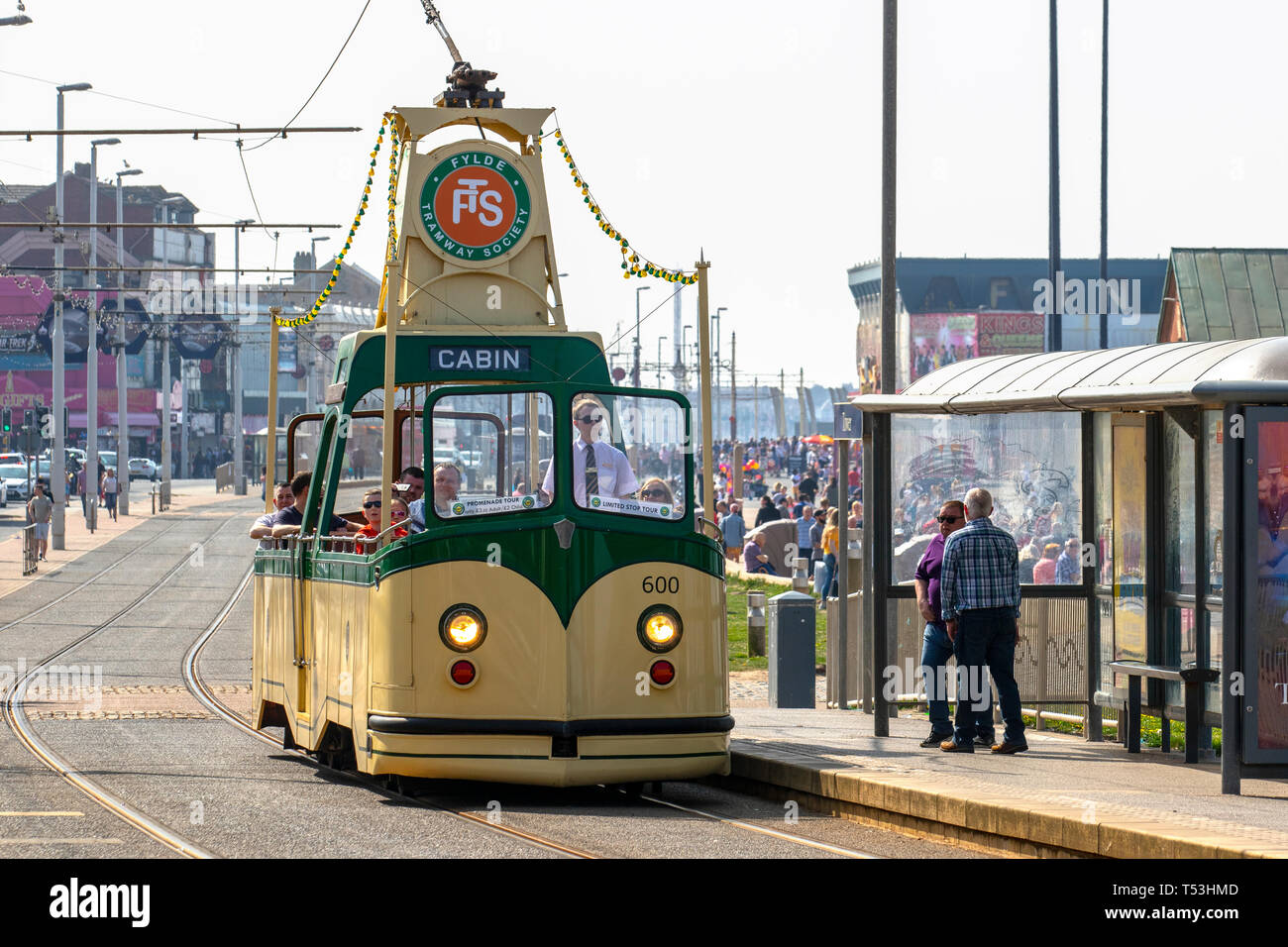 English tramcar services hi-res stock photography and images - Alamy