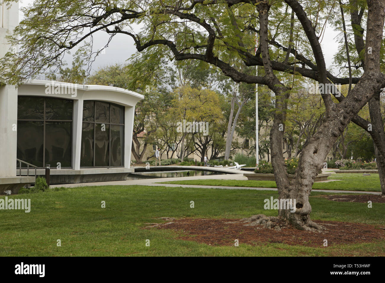 Caltech campus series, Millikan Library front Stock Photo - Alamy