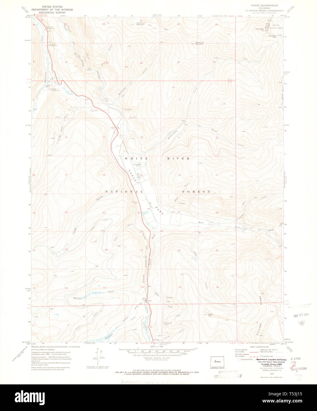 Pando map hi-res stock photography and images - Alamy