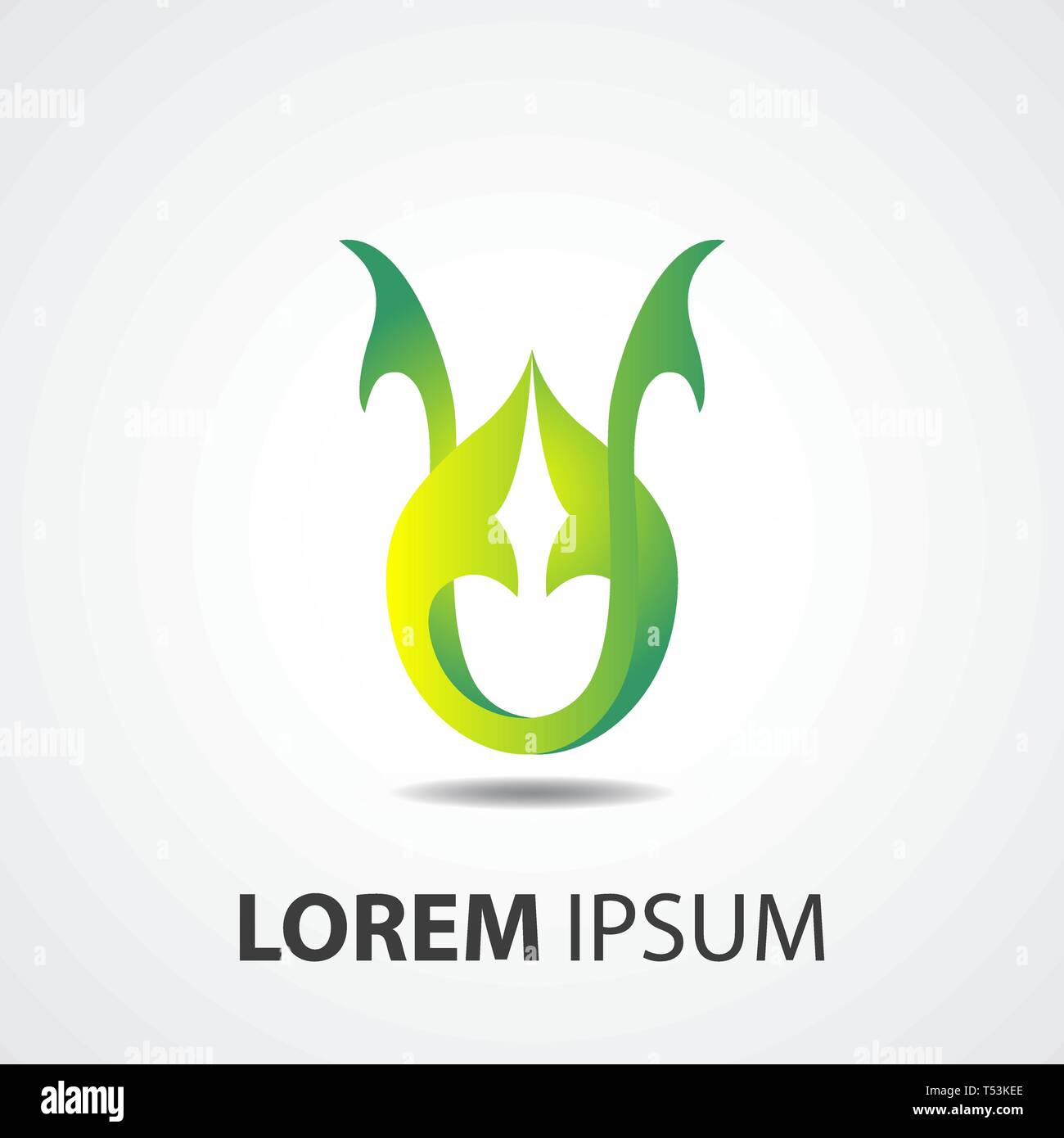 Abstract modern symbol vector. Abstract logo or icon template Stock ...
