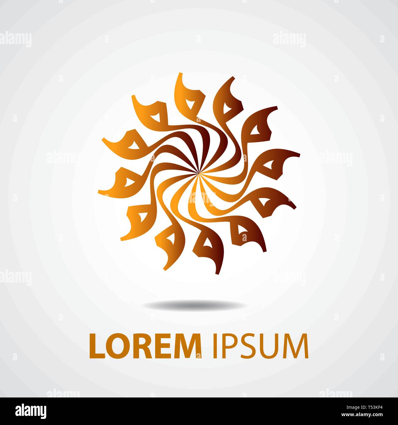 Abstract symbol vector. Abstract logo or icon template Stock Vector ...