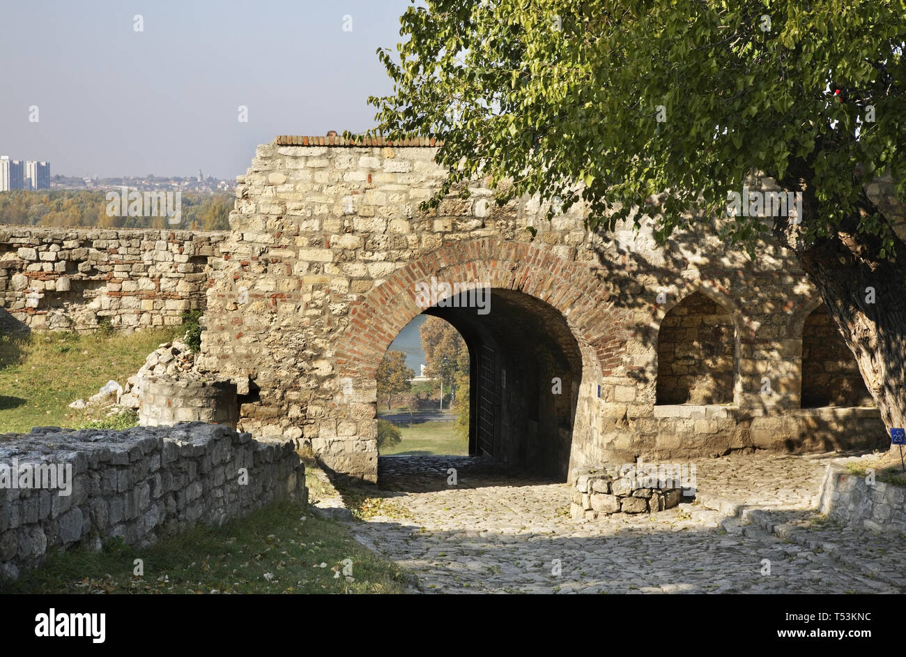 Kalemegdan fortress in Belgrade. Serbia Stock Photo - Alamy
