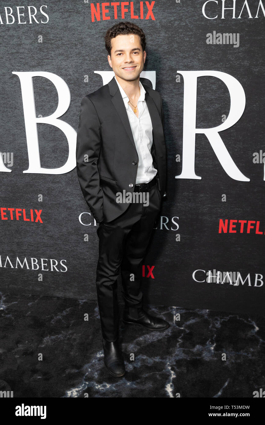 NEW YORK, NY - APRIL 15: Johnny Rios attends Netflix's 'Chambers ...