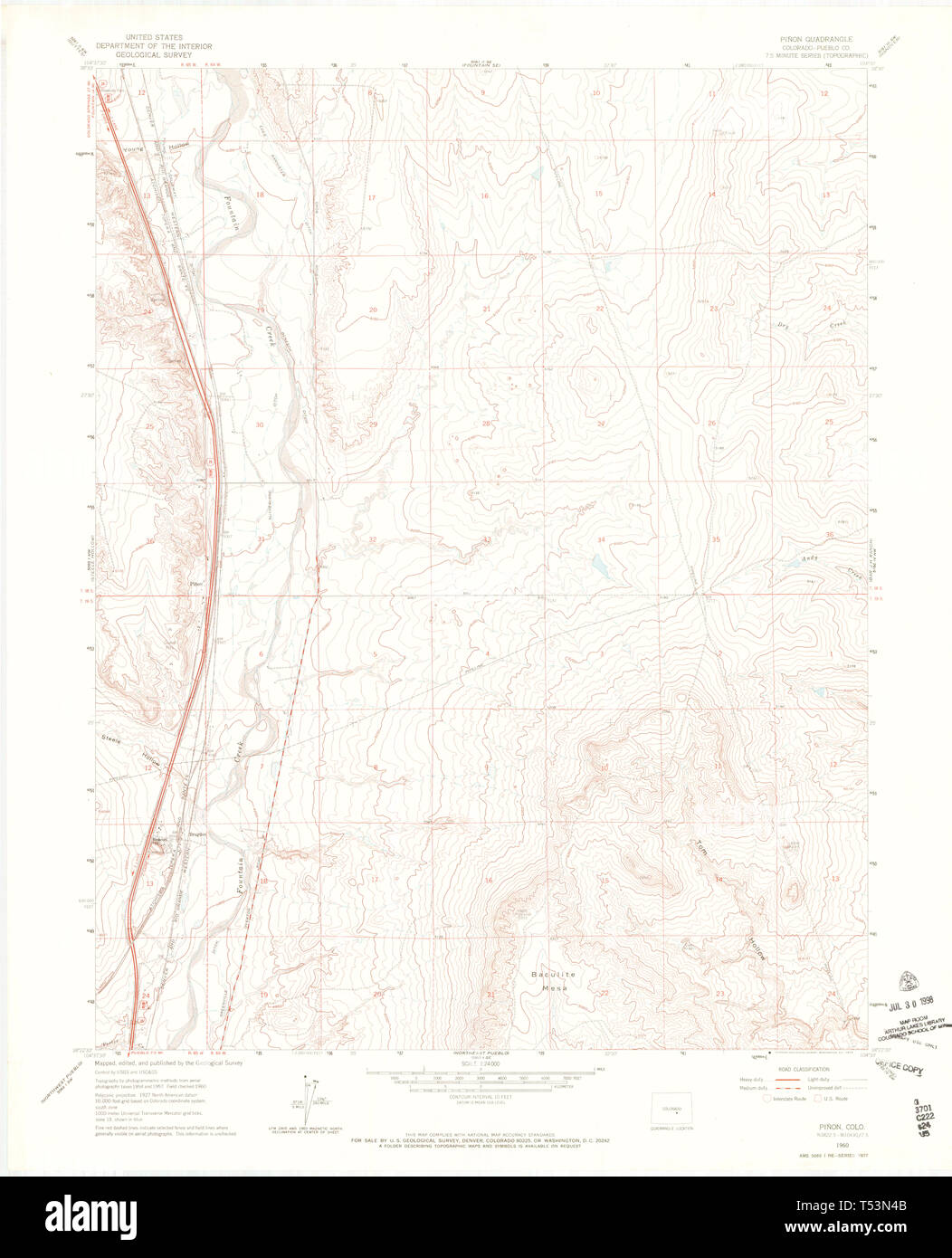 Map of pinon hi-res stock photography and images - Alamy