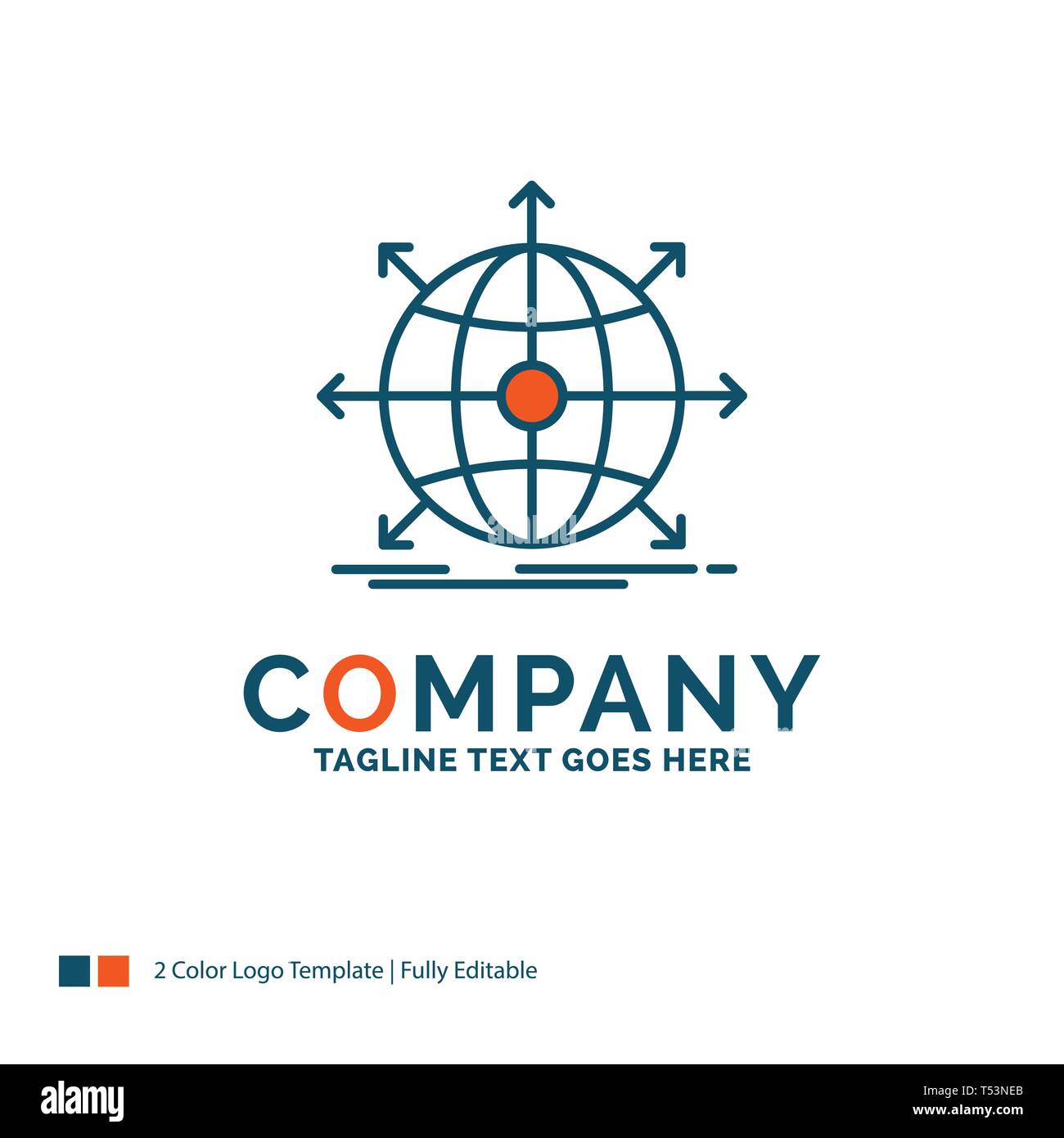 Global Network Logo Design