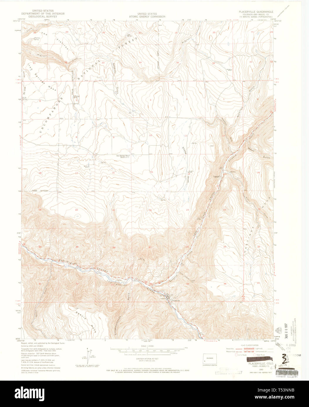 Map of placerville hi-res stock photography and images - Alamy