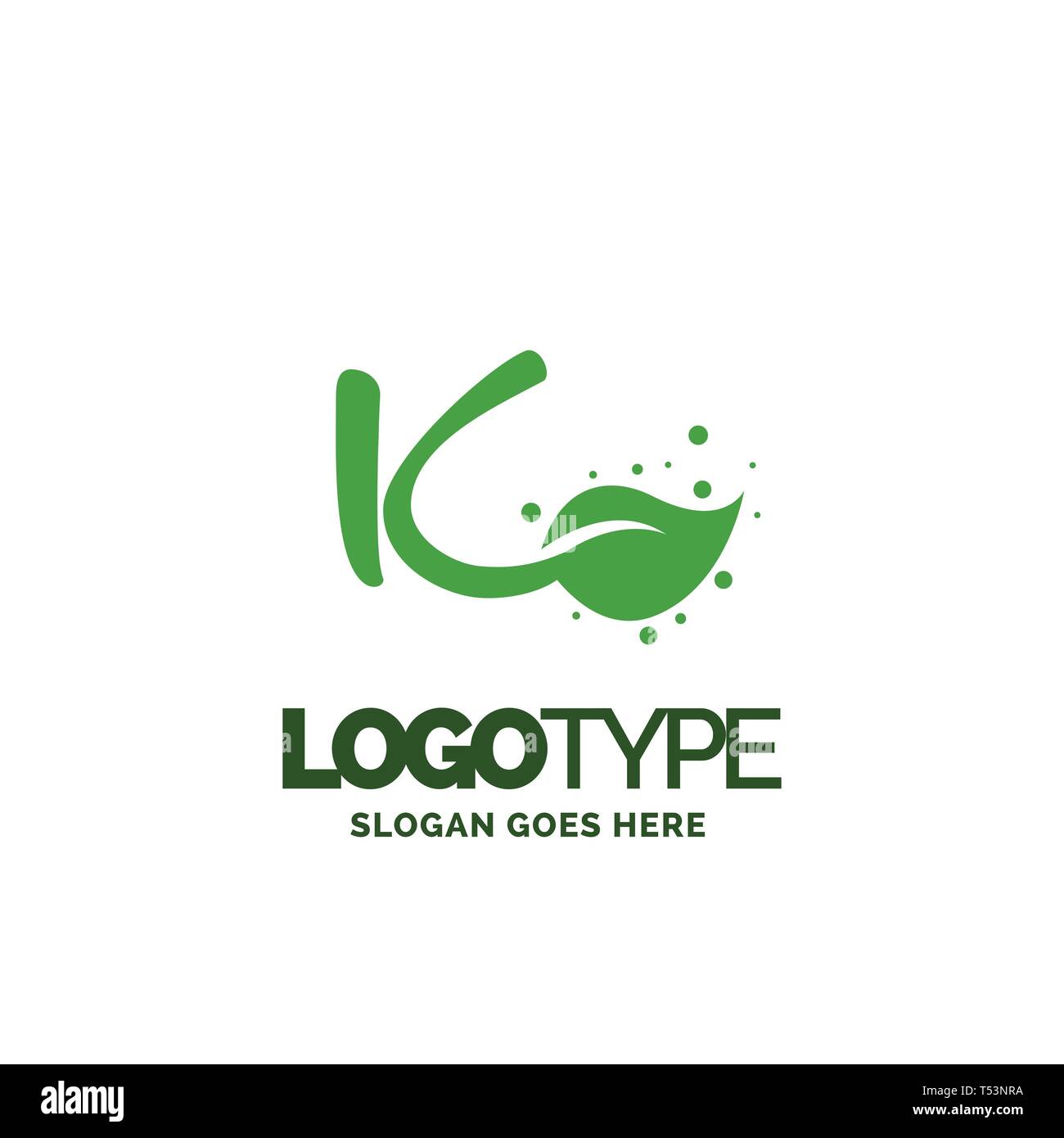 K food logo Stock Vector Images - Alamy