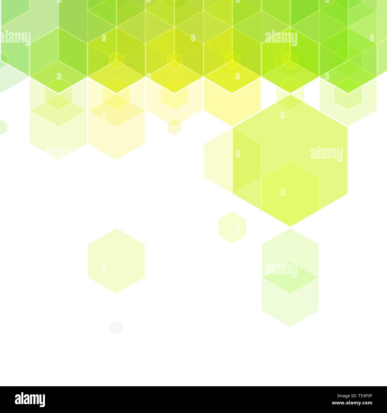 yellow green background. layout for a scientific presentation. banner ...