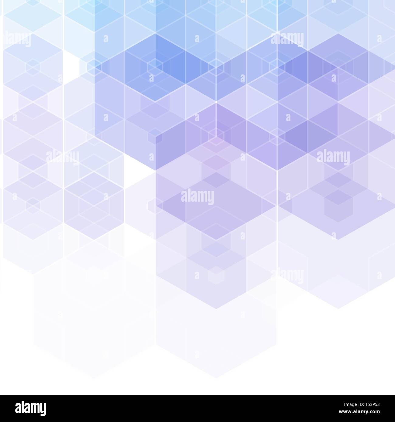 Vector Abstract geometric background. Template brochure design. Blue ...