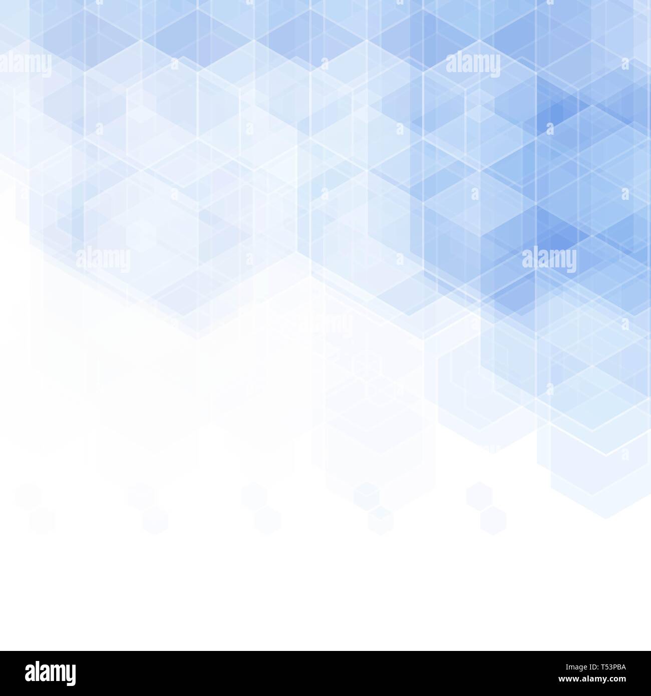 blue hexagon background. polygonal style. layout for advertising ...