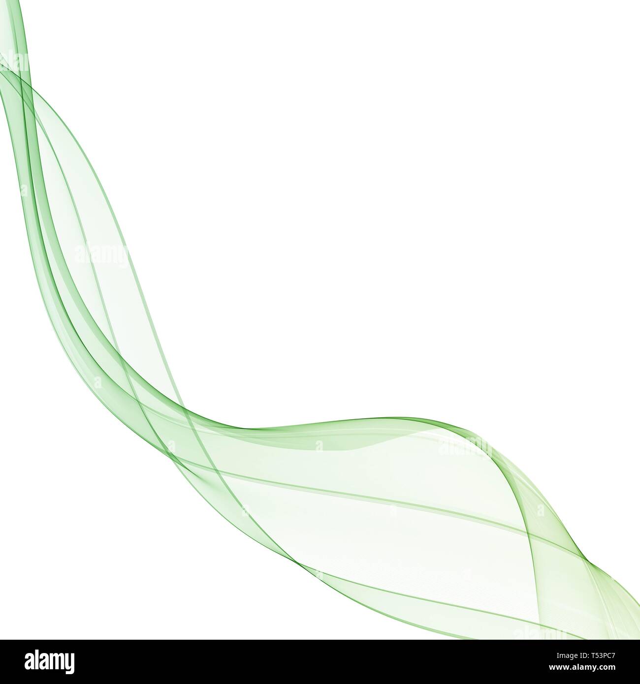green wave. vector illustration. abstract vector background. eps 10 ...