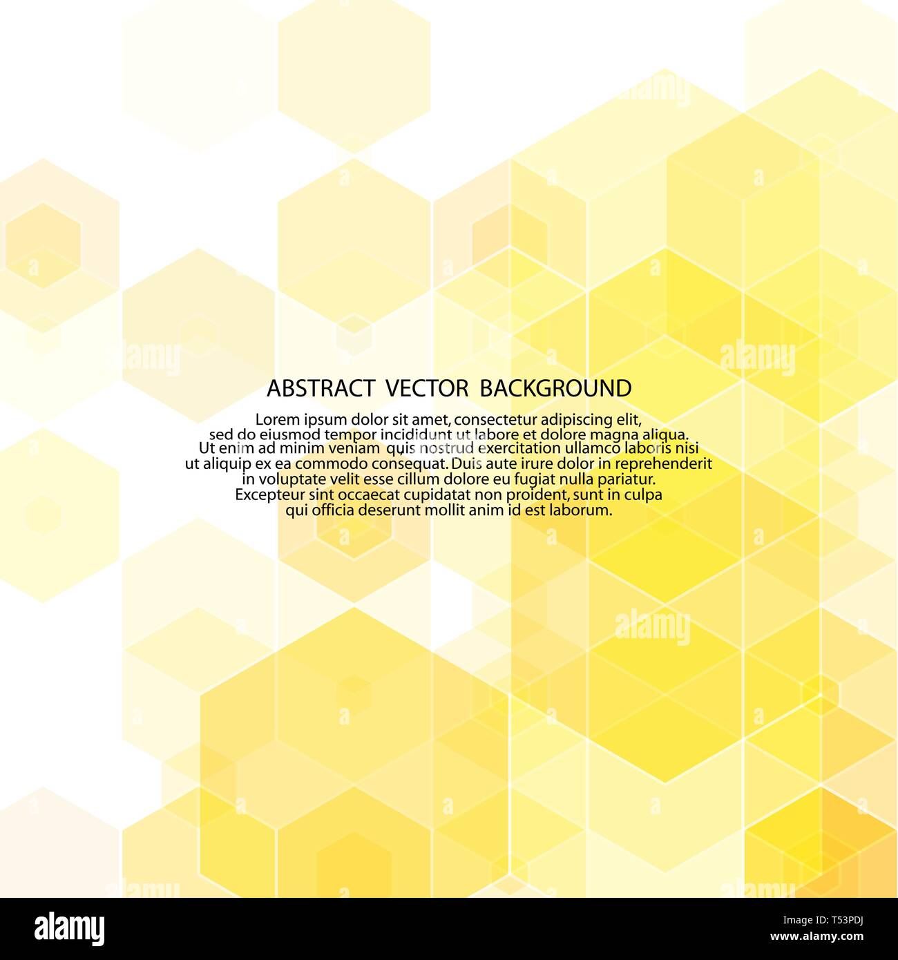 orange hexagon background. abstract vector illustration eps 10 Stock Photo - Alamy