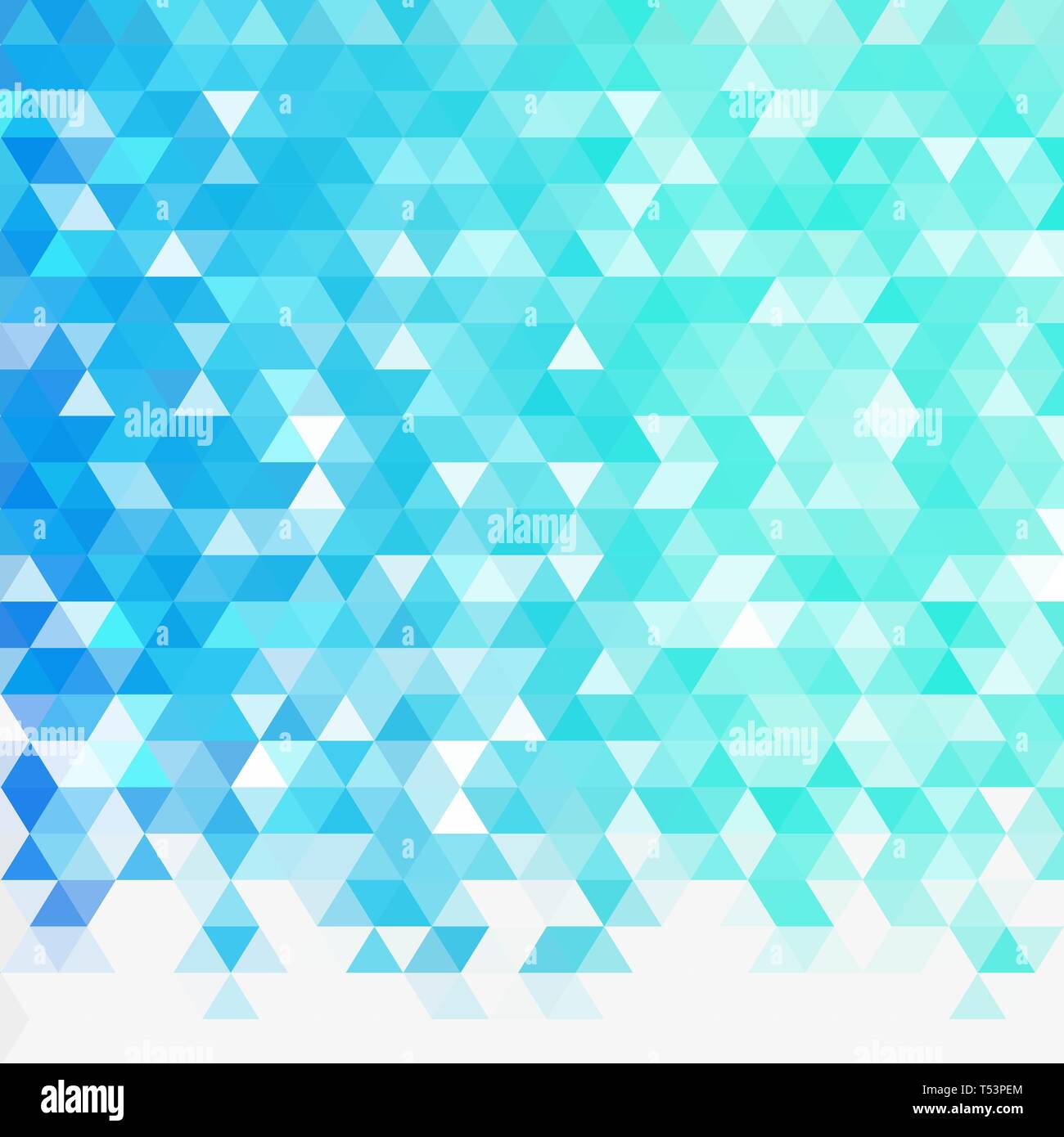 Light BLUE vector gradient triangles pattern. A sample with polygonal ...