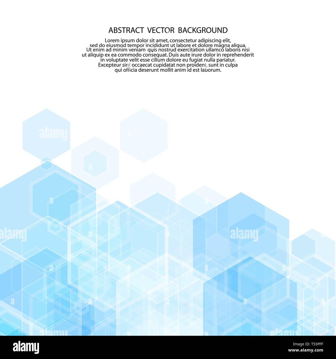 Light BLUE vector pattern with colorful hexagons. Glitter abstract ...