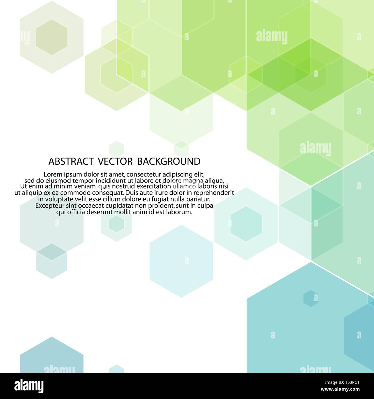Vector Abstract geometric background. Template brochure design. Blue ...