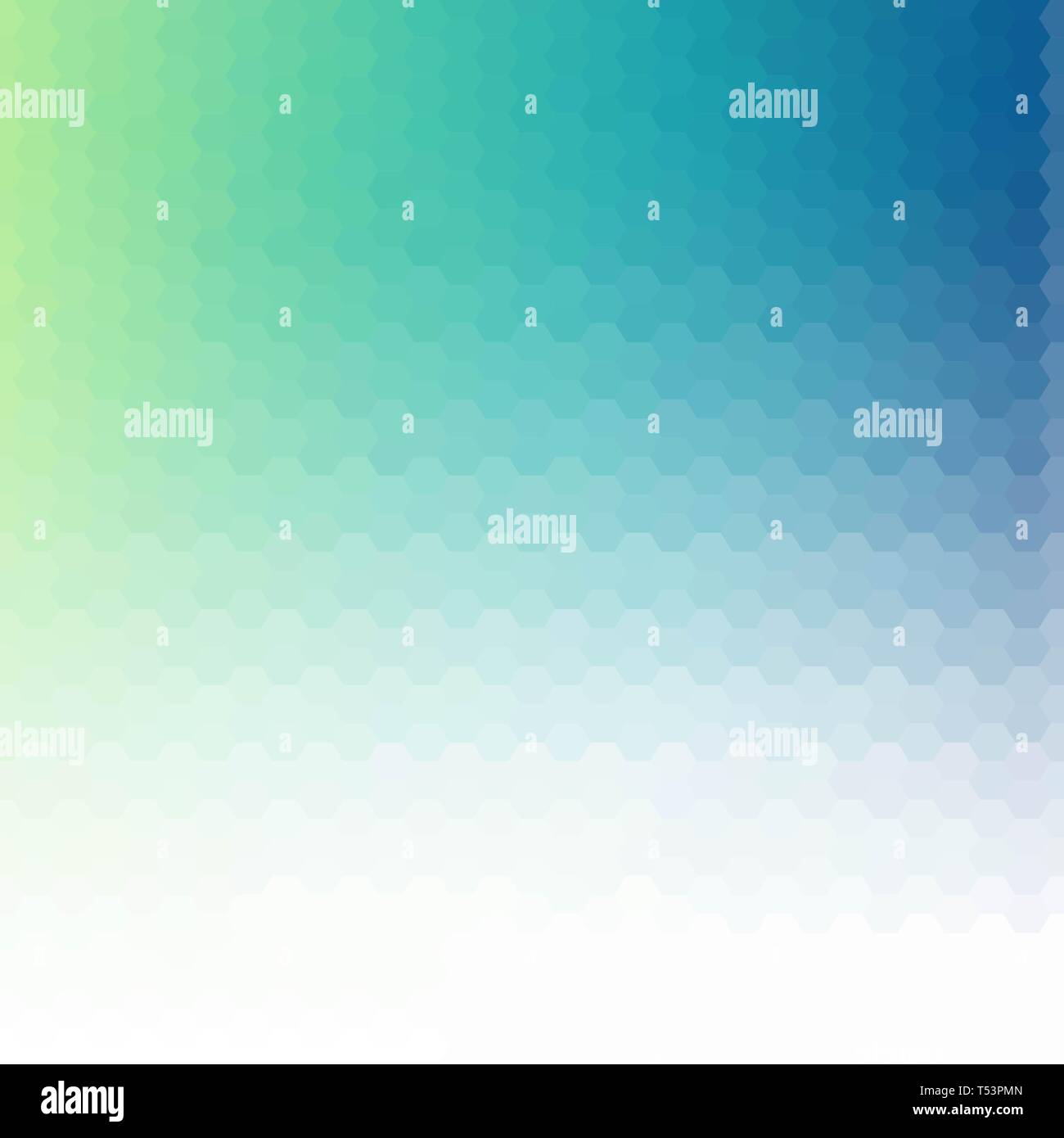 Light BLUE vector shining hexagonal pattern. A completely new color ...