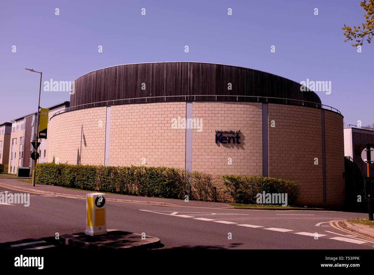 university of kent in the city of canterbury east kent uk april 2019 ...