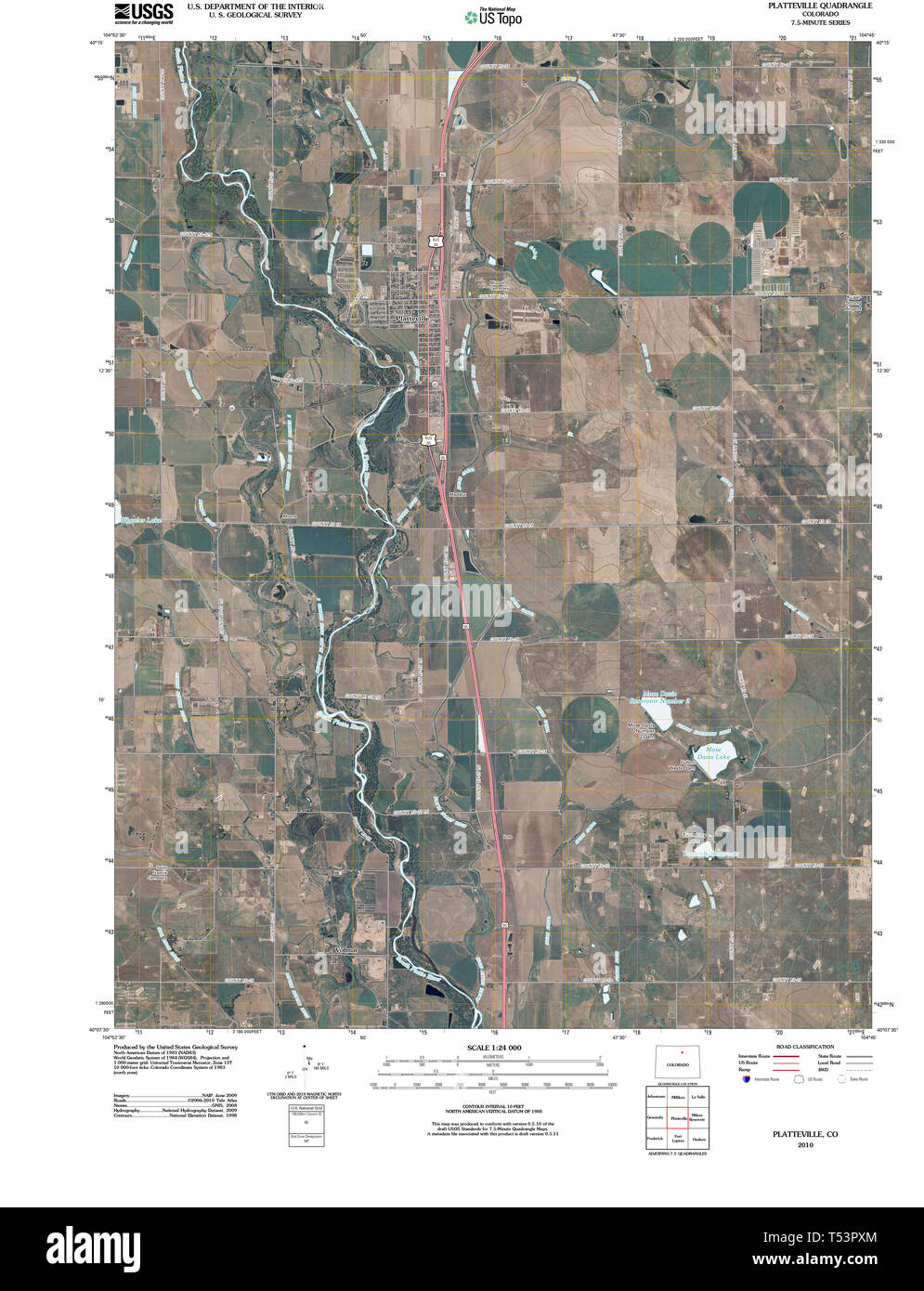 Platteville map hi-res stock photography and images - Alamy
