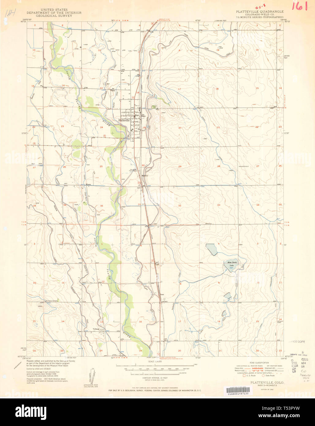 Map of platteville hi-res stock photography and images - Alamy