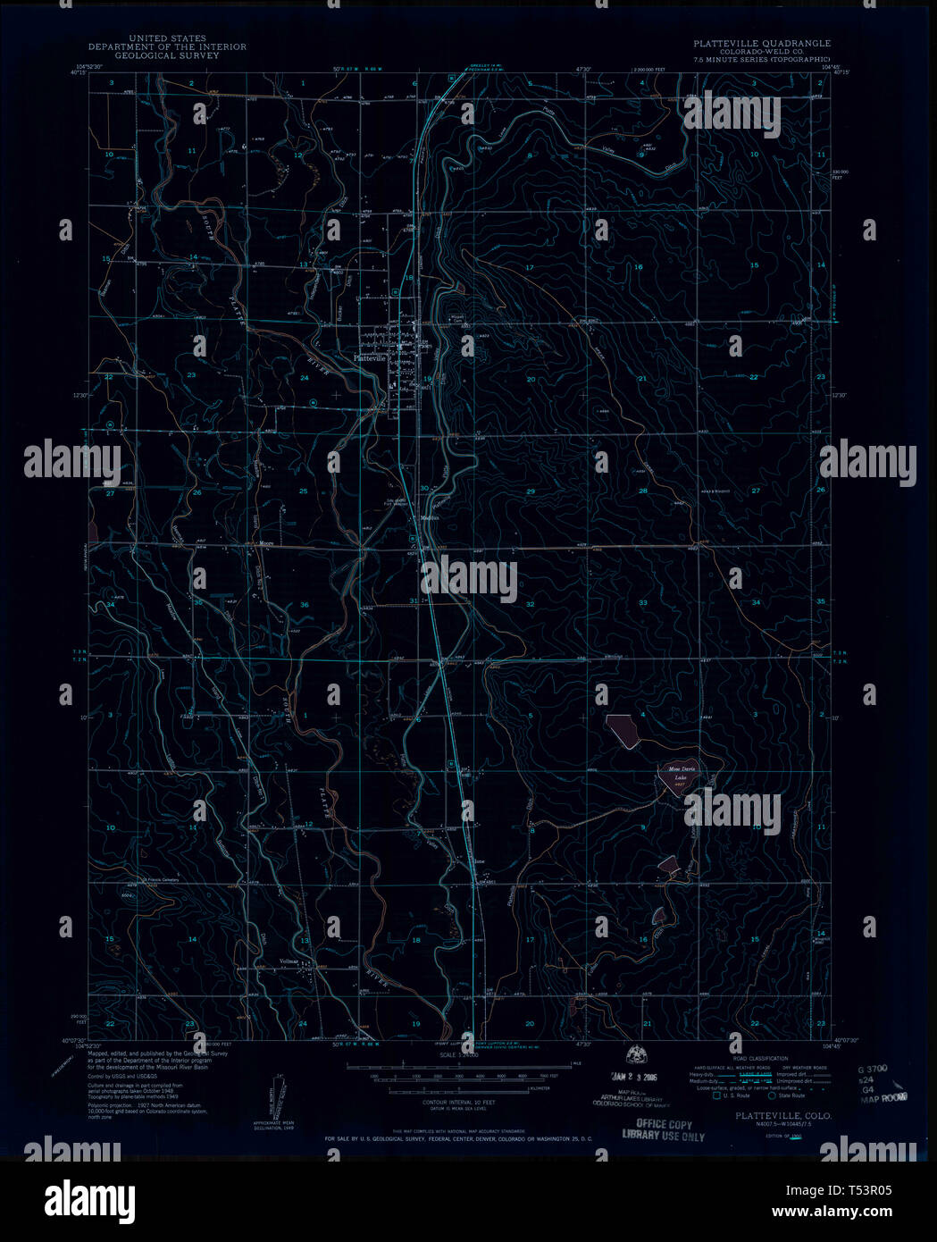 Map of platteville hi-res stock photography and images - Alamy