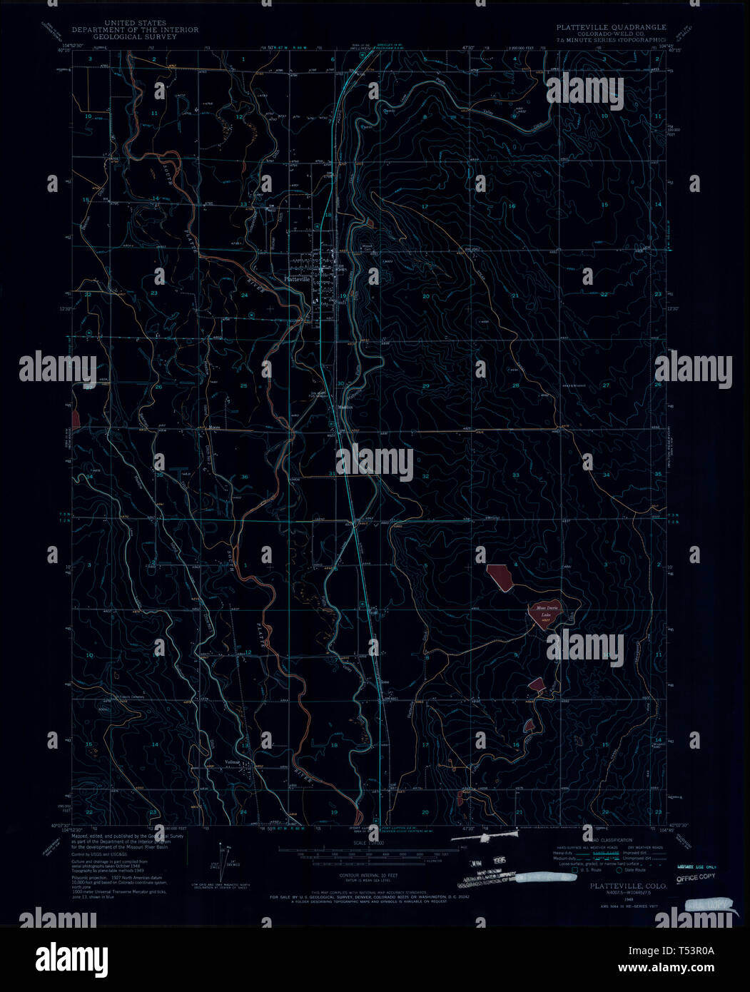 Map of platteville hi-res stock photography and images - Alamy