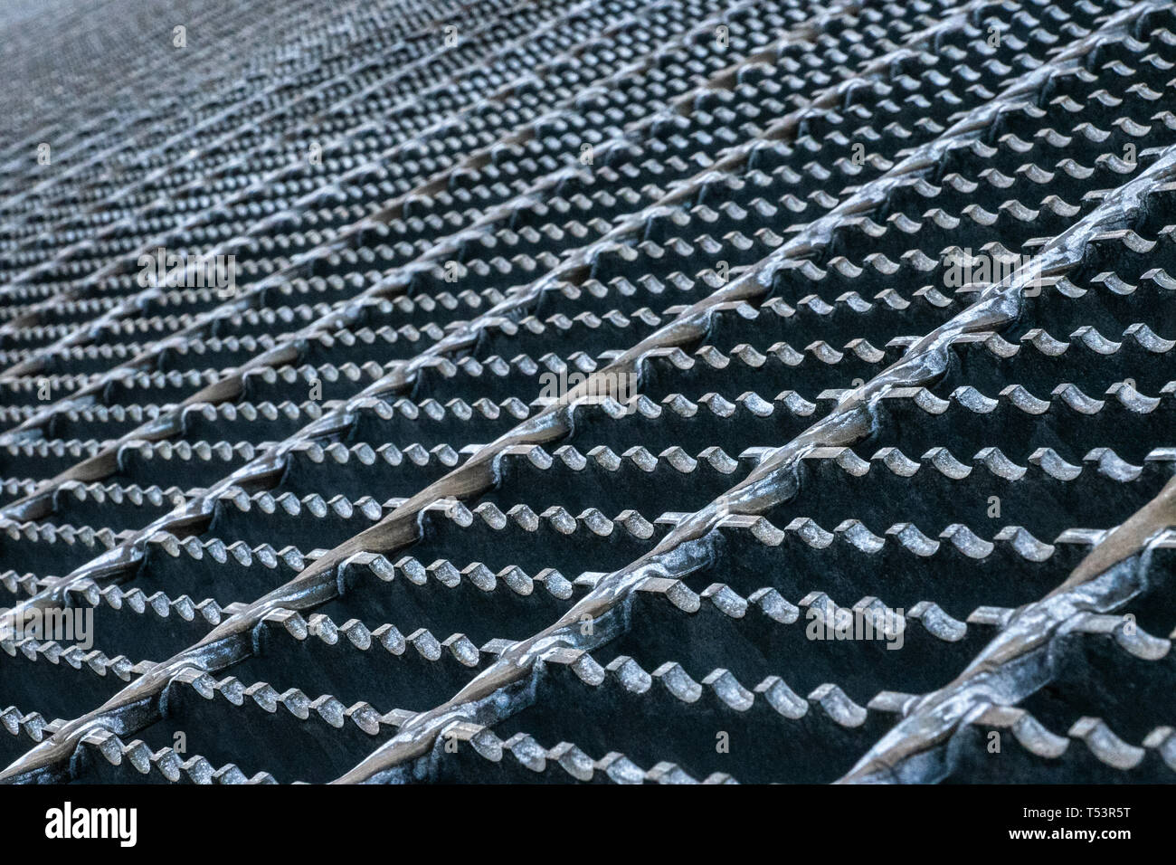 metalic lines perspective Stock Photo - Alamy