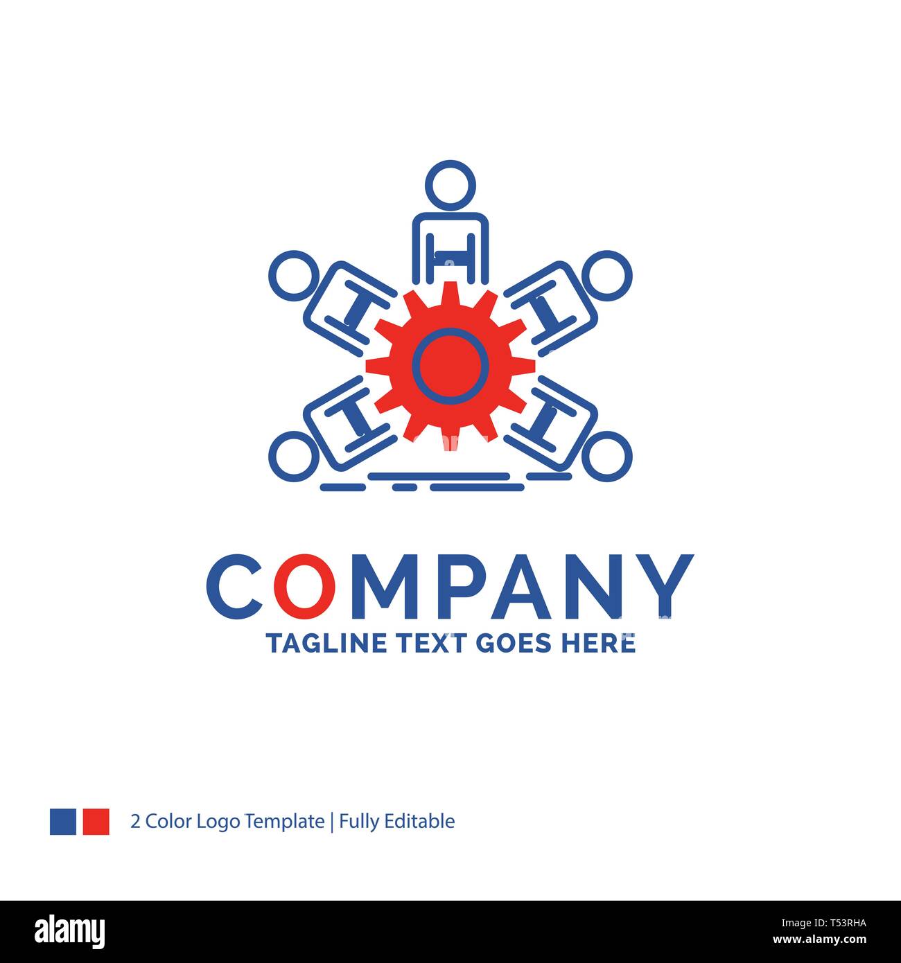 Business teamwork blue hi-res stock photography and images - Alamy