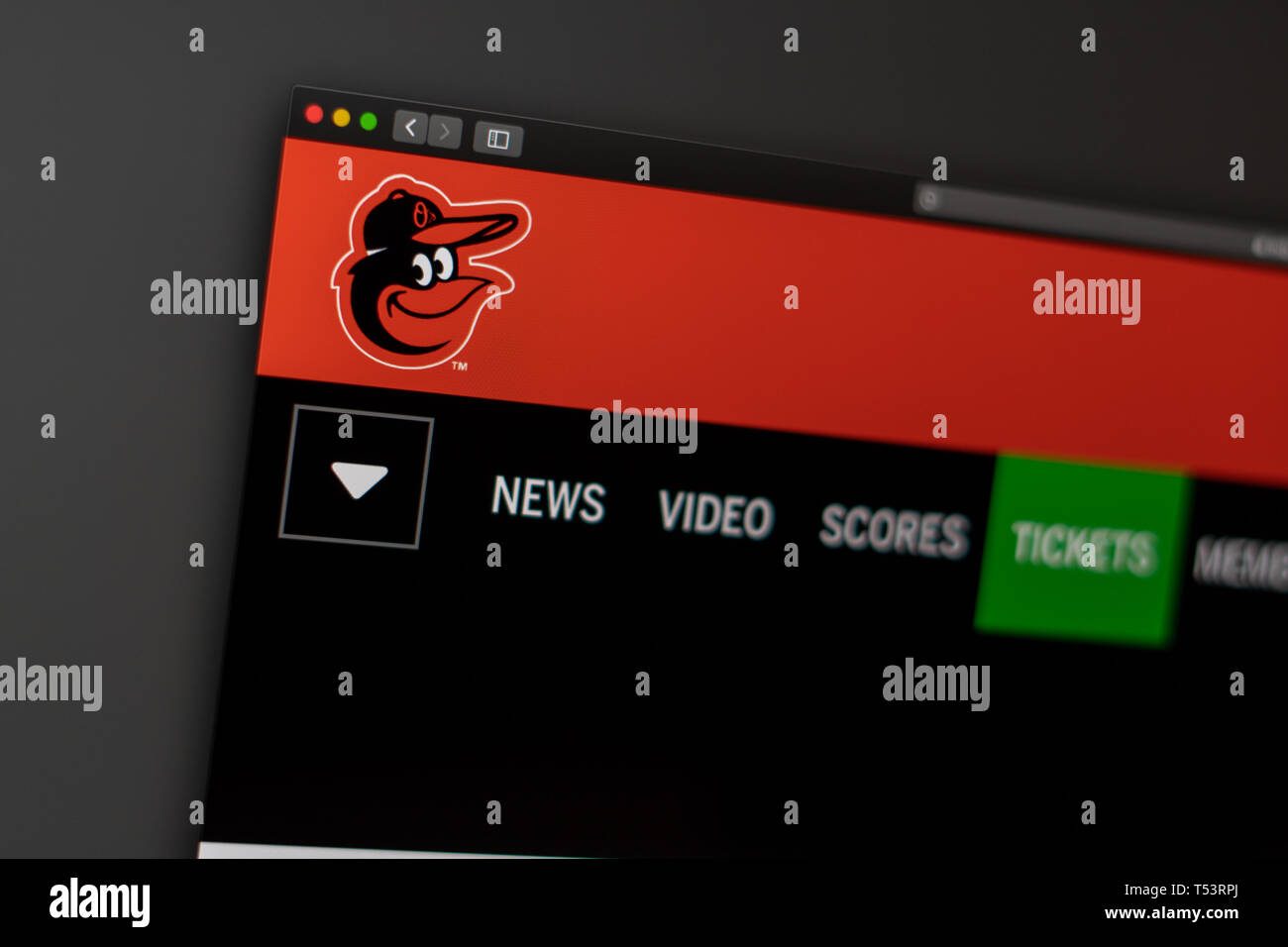 Baltimore orioles baseball team hi-res stock photography and images - Alamy