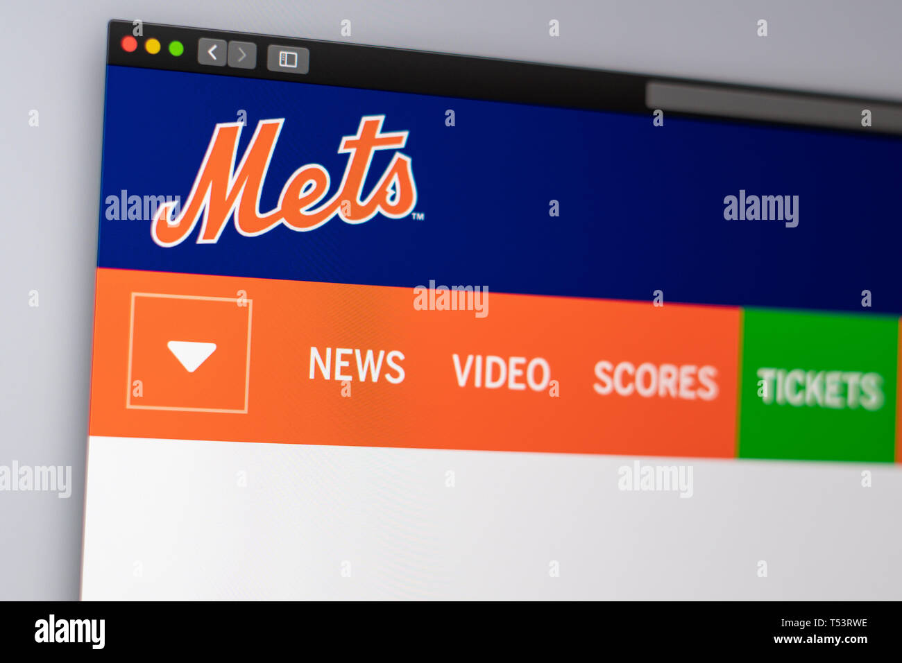 New york mets logo hi-res stock photography and images - Alamy