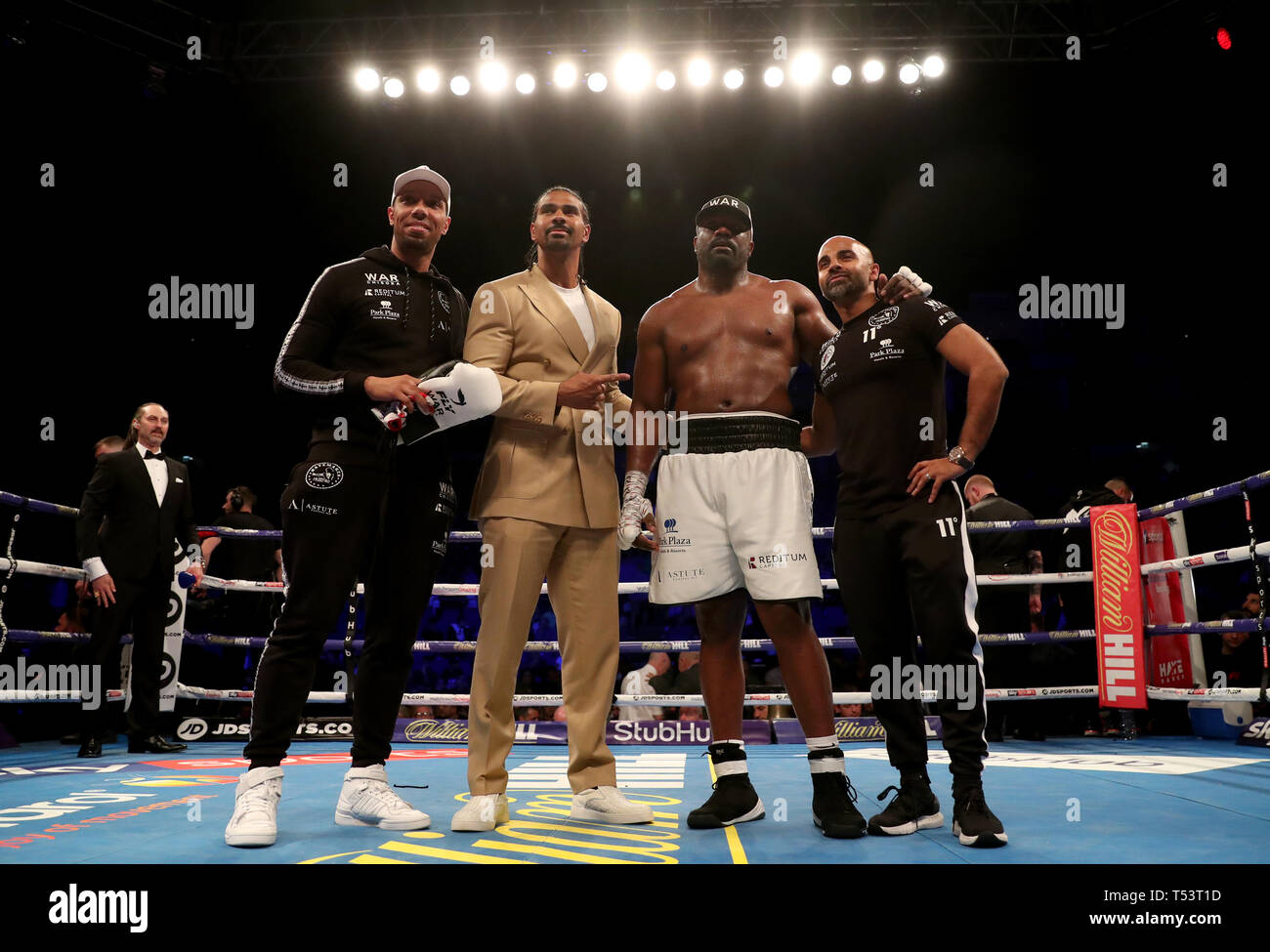 Derek Chisora and his team after victory over Senad Gashi with his team ...