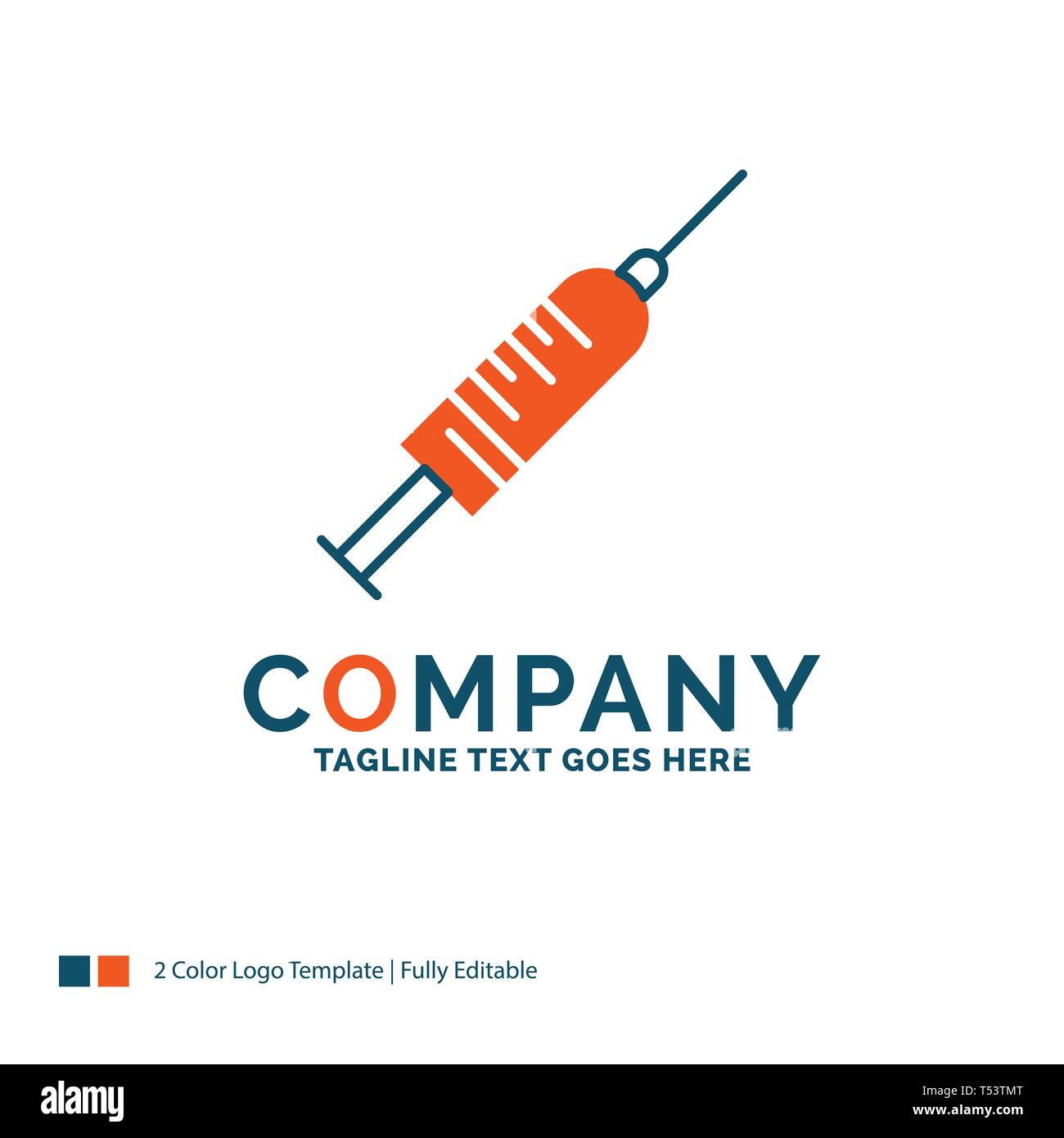 Syringe logo Stock Vector Images - Alamy