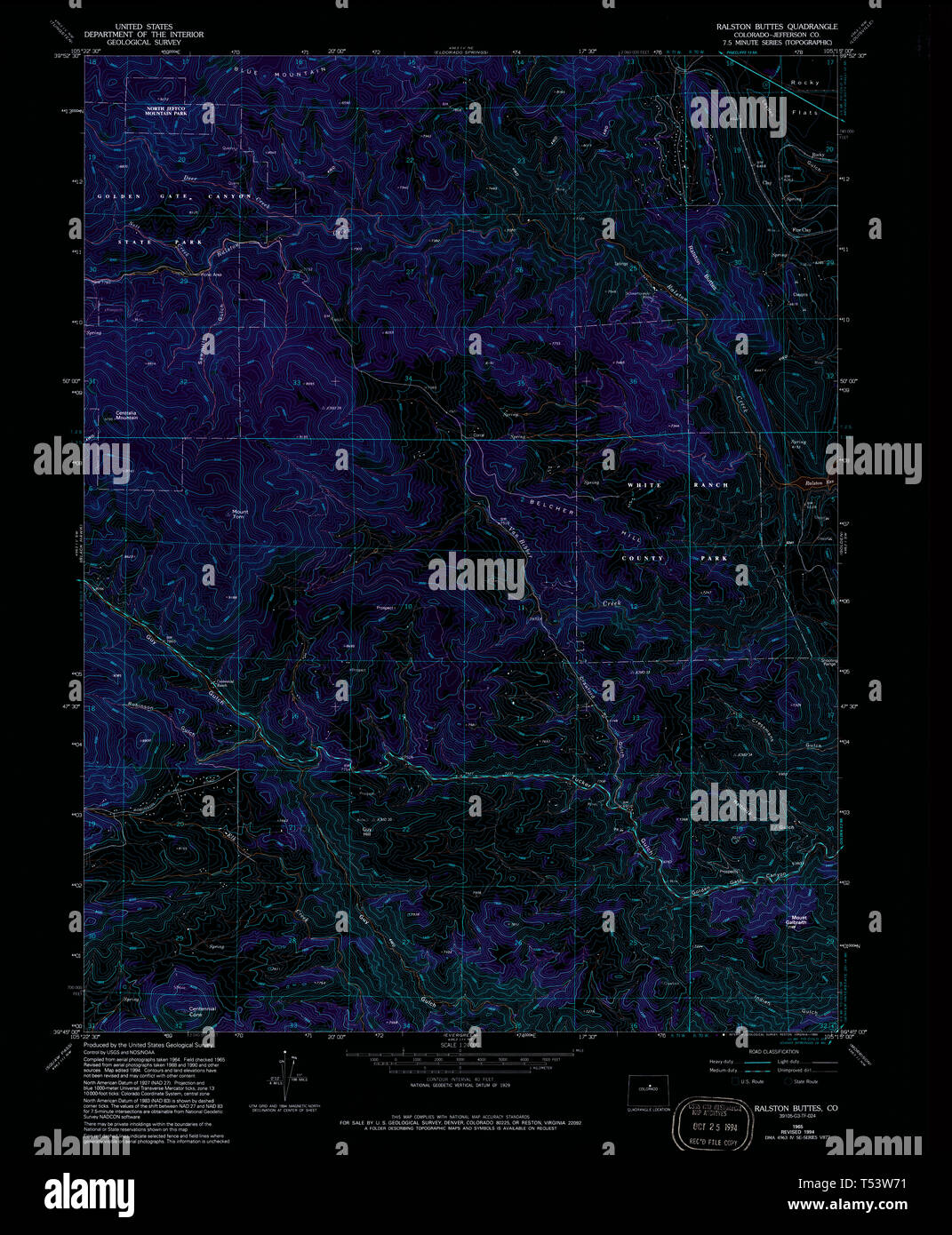 Ralston map hi-res stock photography and images - Alamy