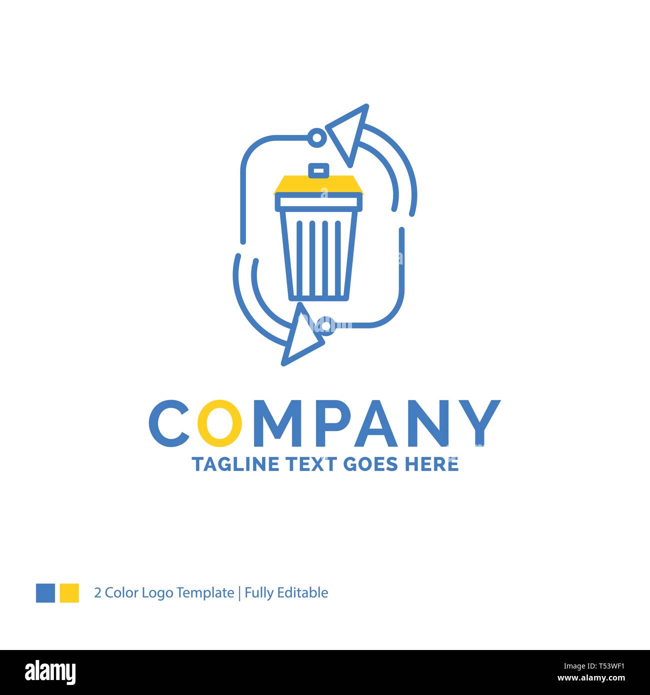 Waste management logo vector vectors hi-res stock photography and ...