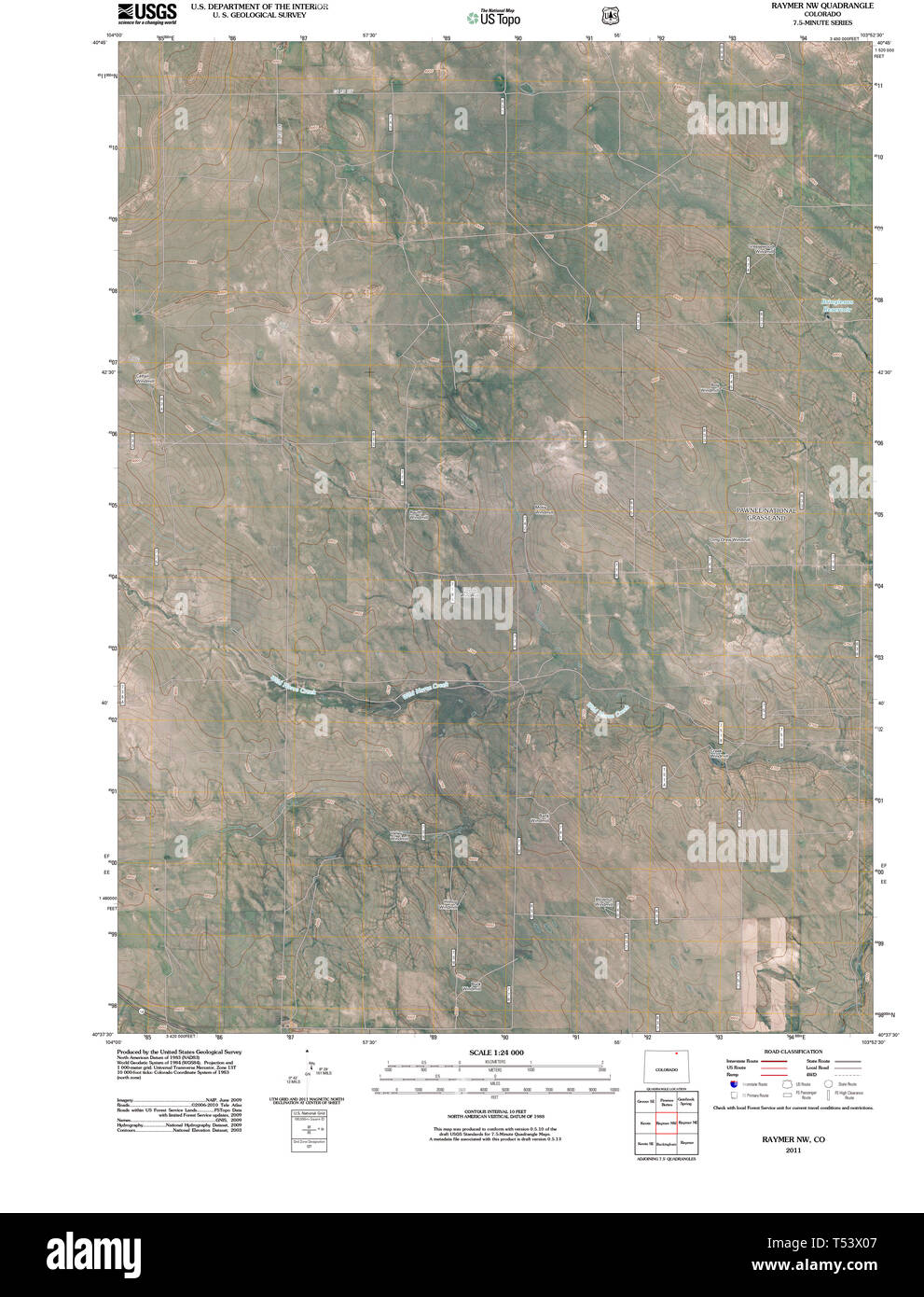 Map of raymer Cut Out Stock Images & Pictures - Alamy