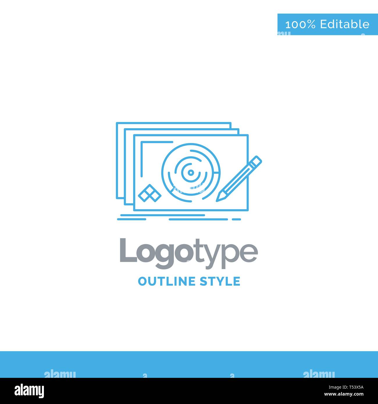 Blu logo Stock Vector Images - Alamy