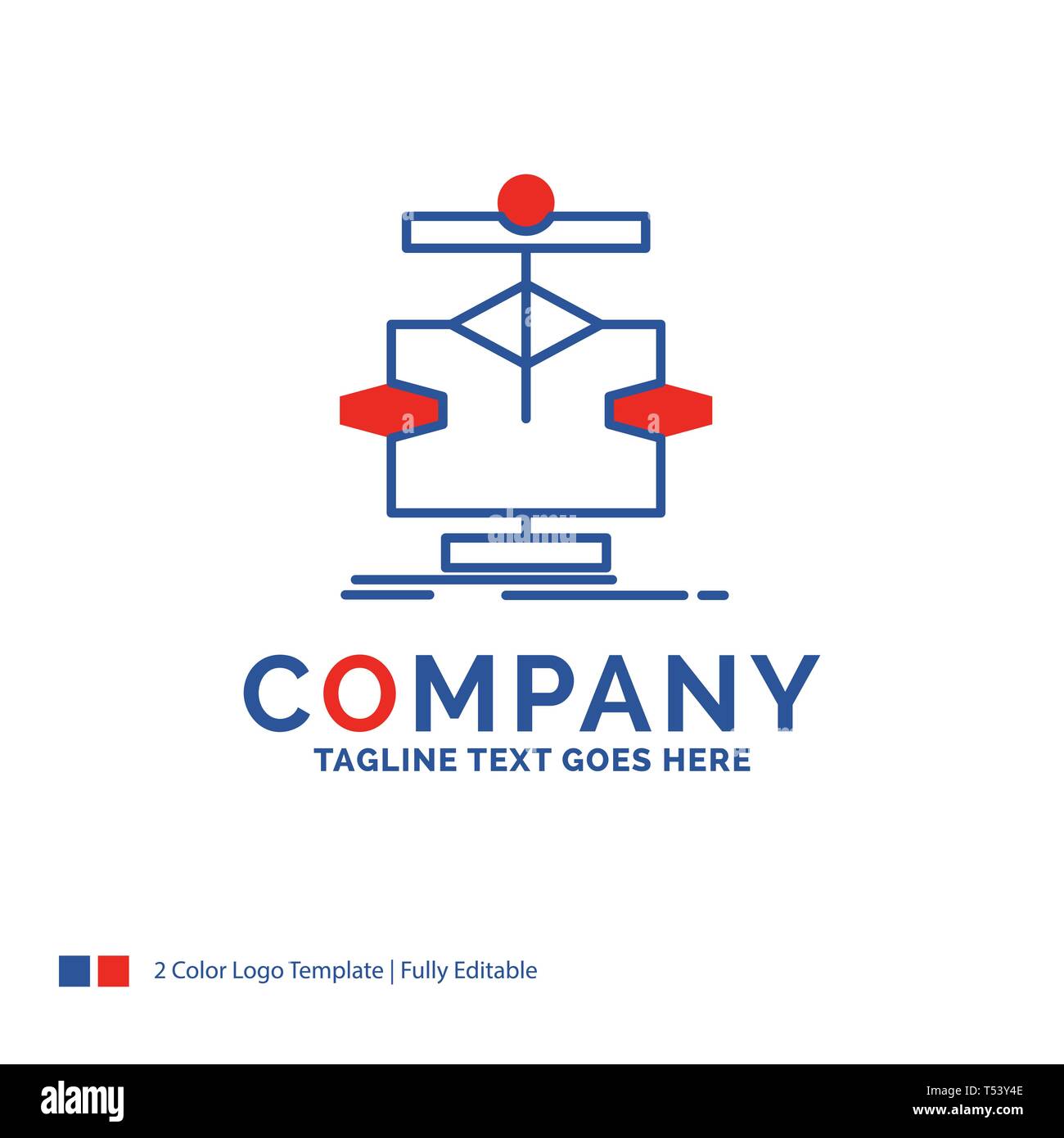 Abstract flowchart diagram computer program hi-res stock photography ...