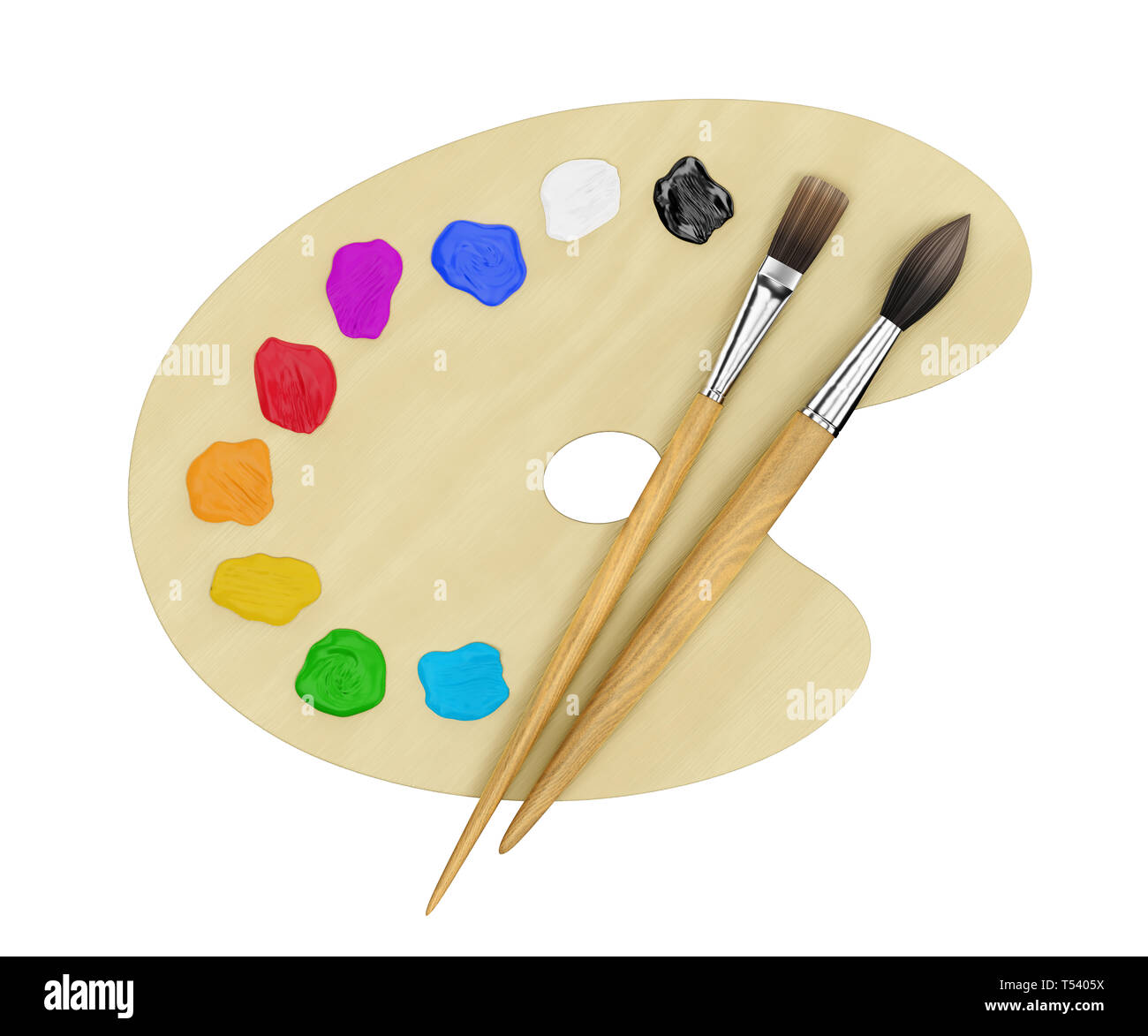 Vintage art supplies Cut Out Stock Images & Pictures - Alamy