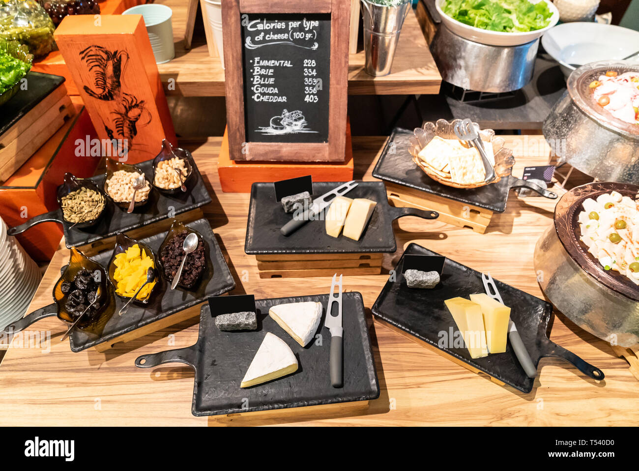 French buffet table hi-res stock photography and images - Alamy