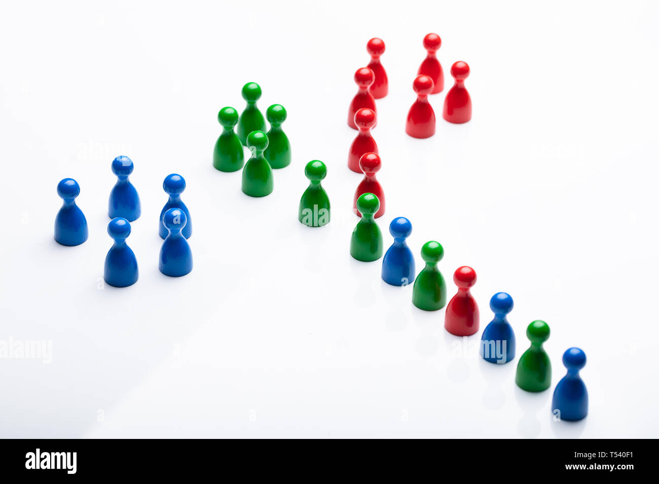 Separate groups of people hi-res stock photography and images - Alamy