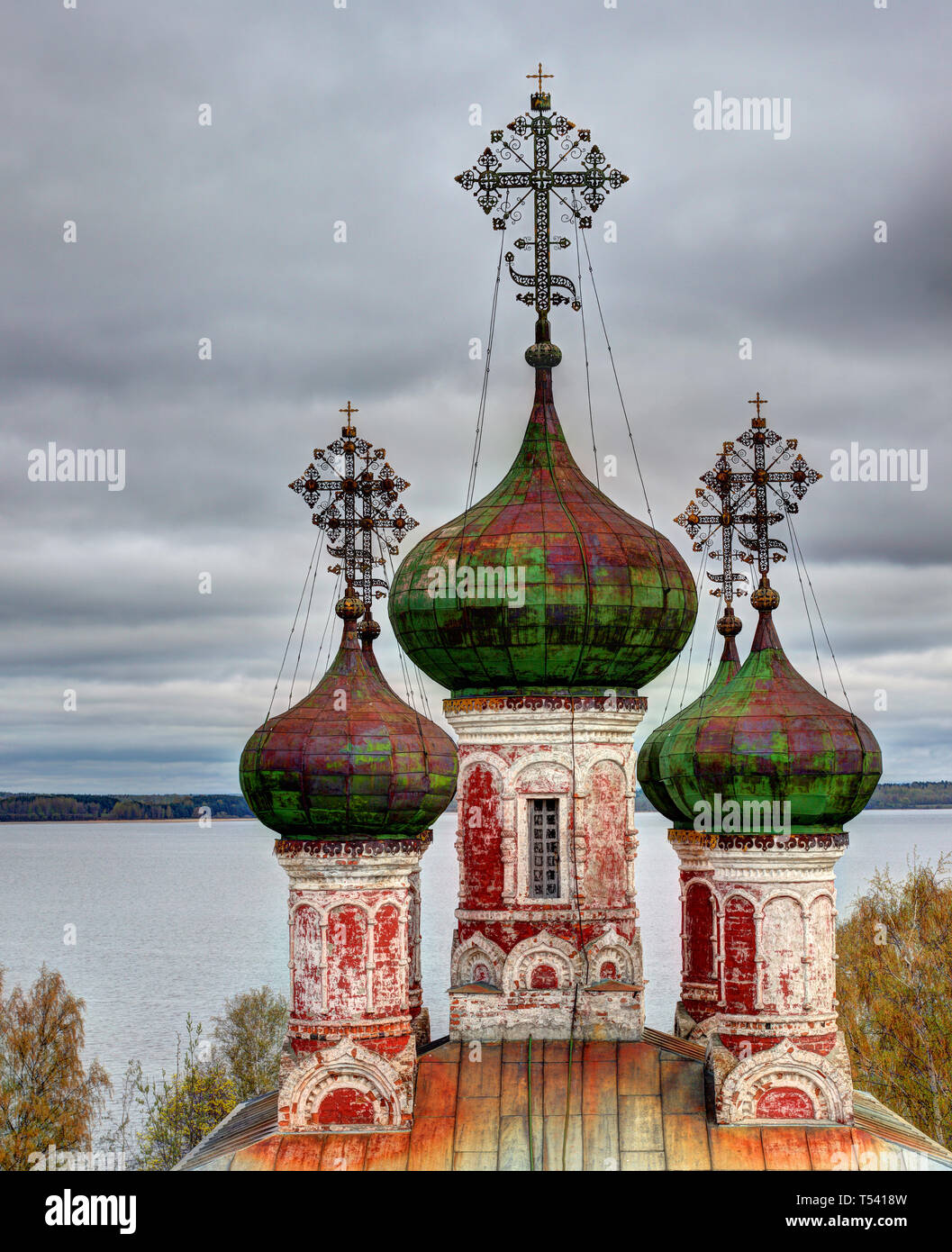 Landscape dilapidated church tower hi-res stock photography and images ...