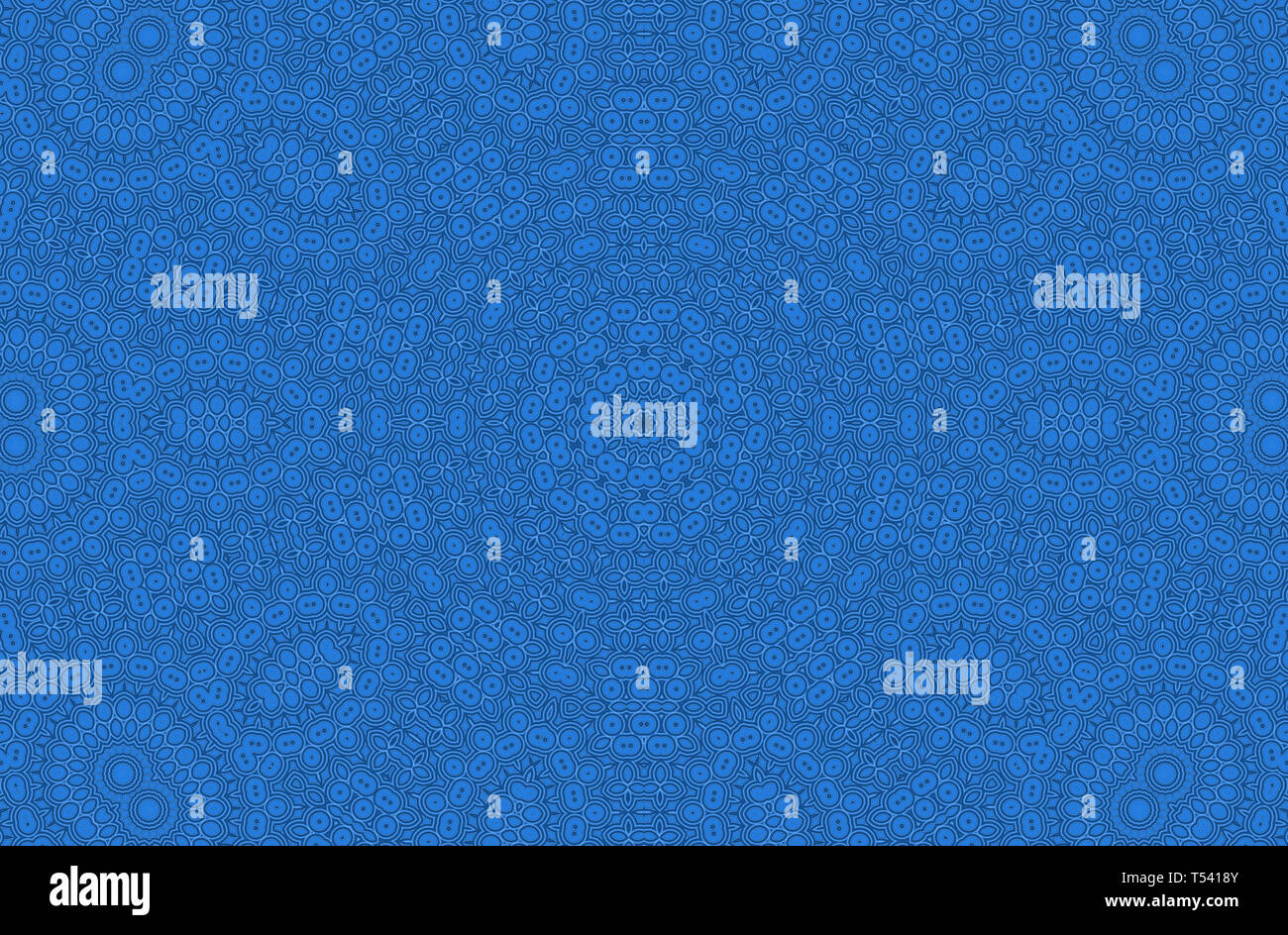 Blue background with abstract radial pattern Stock Photo - Alamy