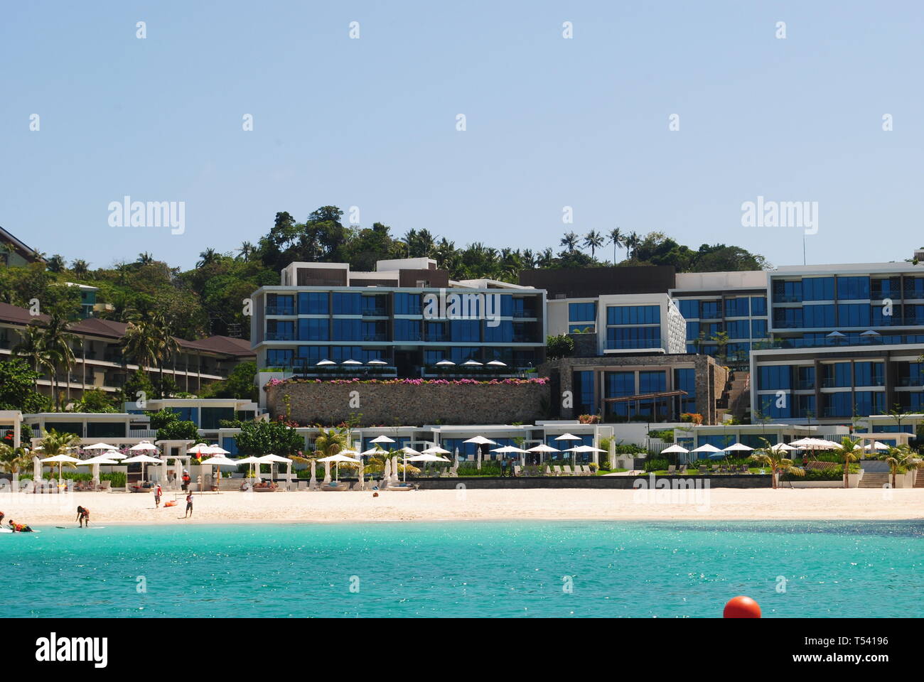 Warm sky relaxing resort beach hi-res stock photography and images - Alamy