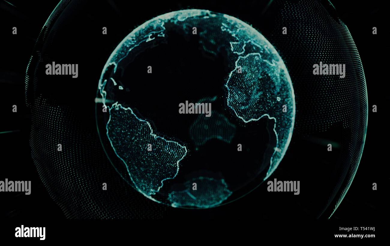 4k global communication network loop hi-res stock photography and ...